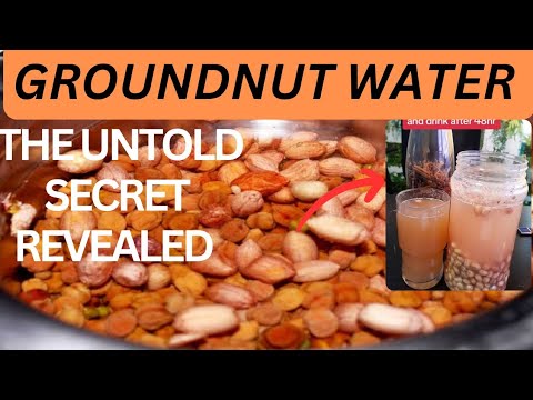 8 Surprising Benefits Of Drinking Groundnut Water! - YouTube