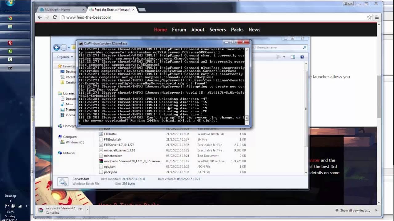 How to download, set up and run a Yogscast Cornerstone Server (Direwolf ...