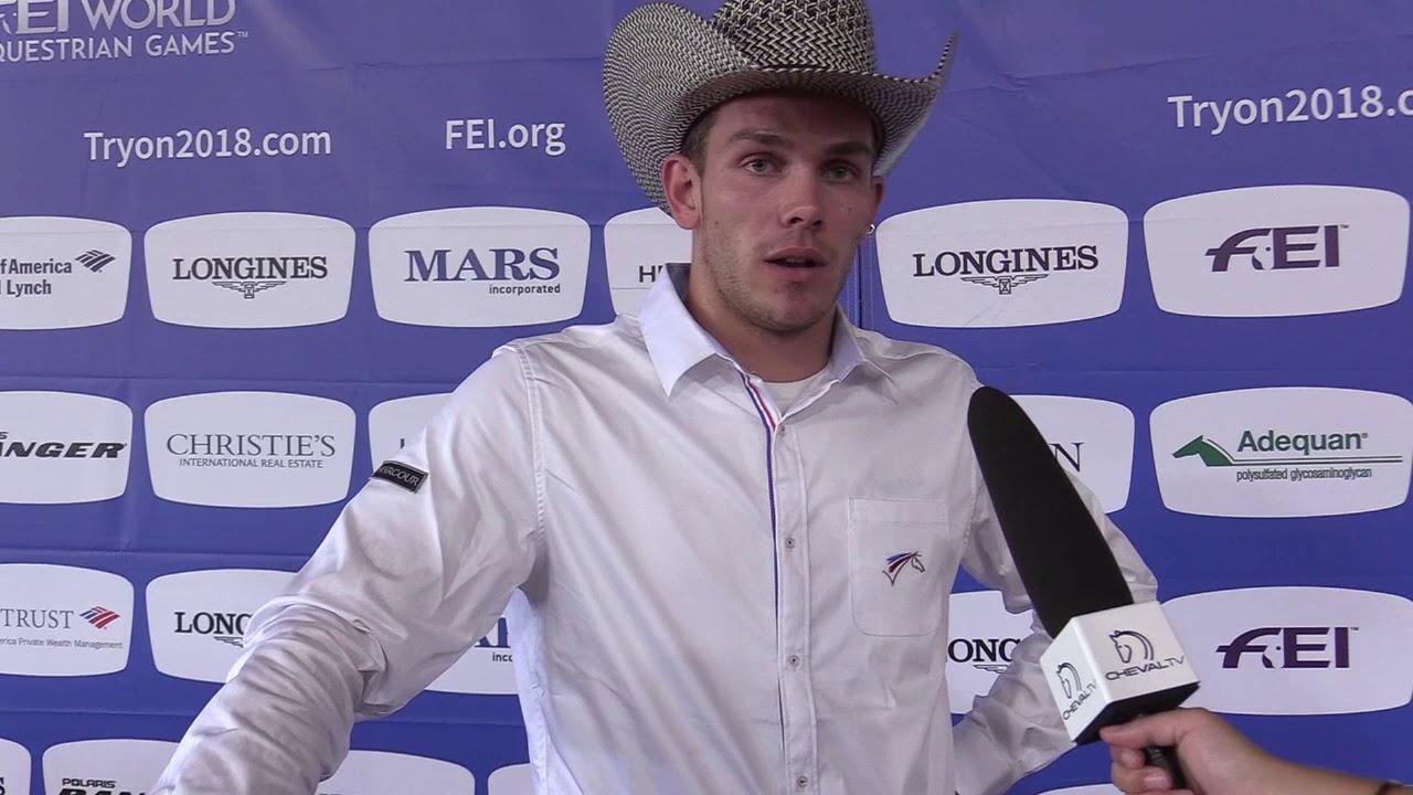 Tryon 2018 Reining - Réaction de Glen Arthur Estival après la 2e manche ...