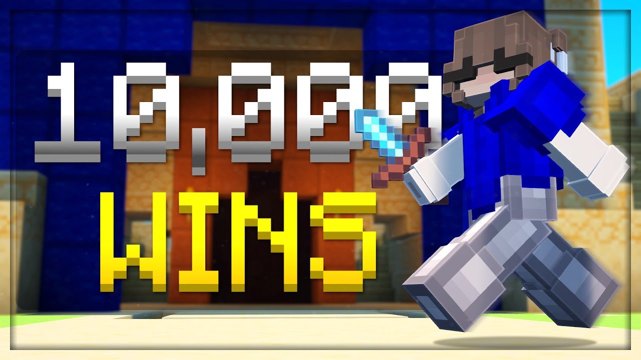 I Hit 10,000 WINS In Hypixel Bedwars! - YouTube