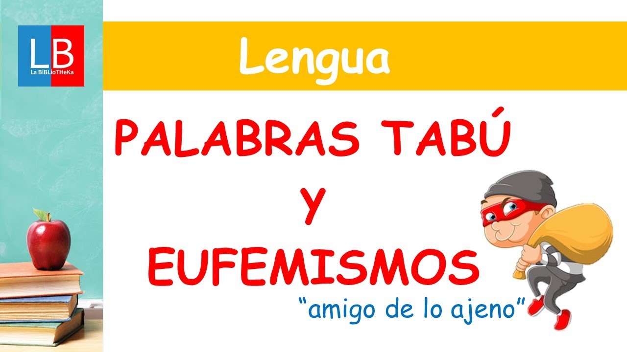 Palabras TABÚ y EUFEMISMOS para niños 👩‍🏫 PRIMARIA - YouTube