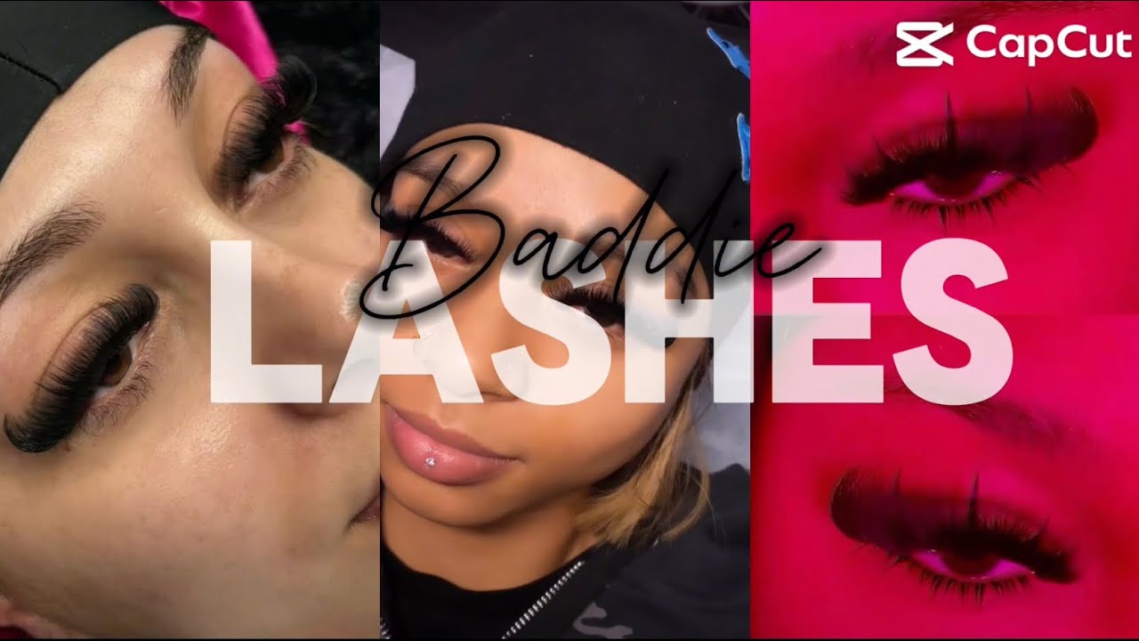 BADDIE LASHES LOOKBOOK - YouTube