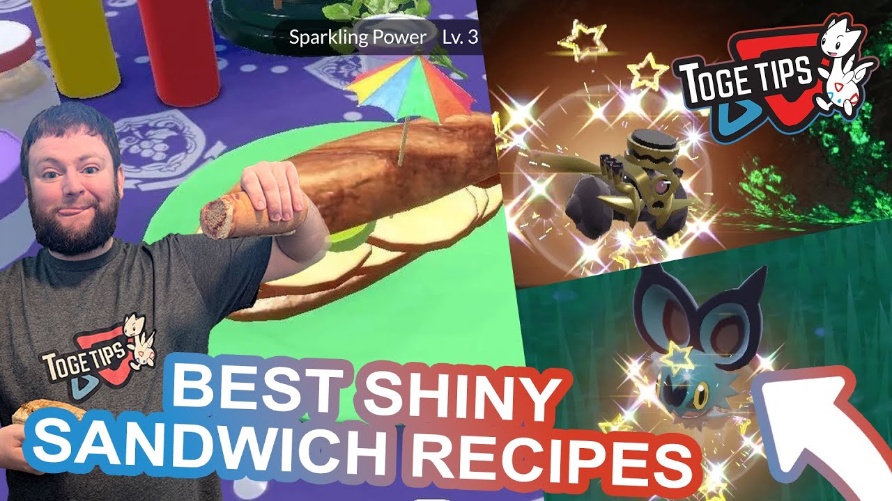How to Make EASY Lv. 3 SHINY Sandwiches FULL GUIDE | Pokémon Scarlet ...