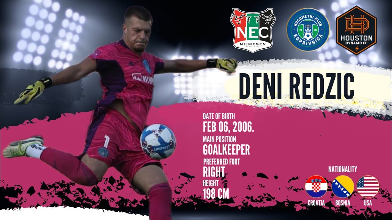 DENI REDZIC | Goalkeeper | 2006 | 198 cm| - YouTube