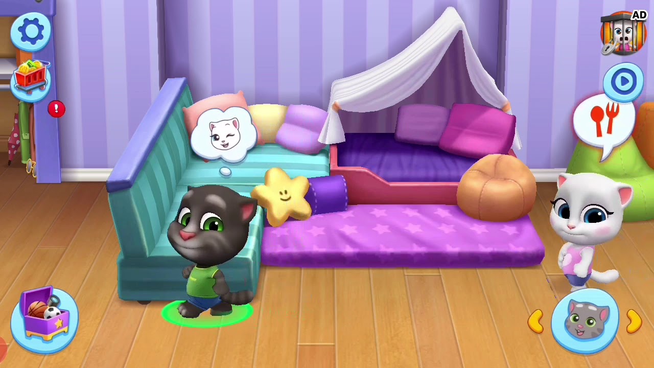 My Talking Tom:amigos Gameplay Walkthrough - YouTube
