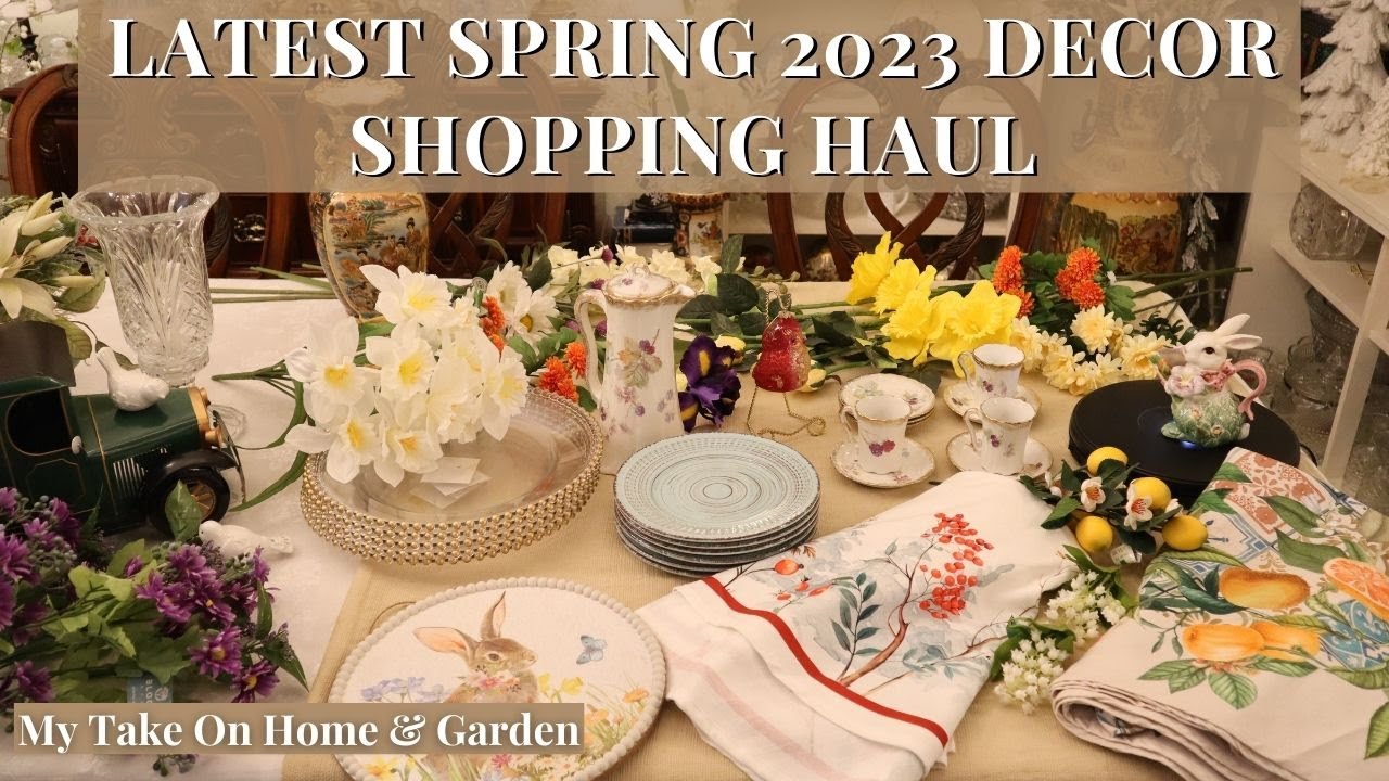 Spring Easter 2023 Decor Haul - HomeGoods, Joannes, HobbyLobby ...