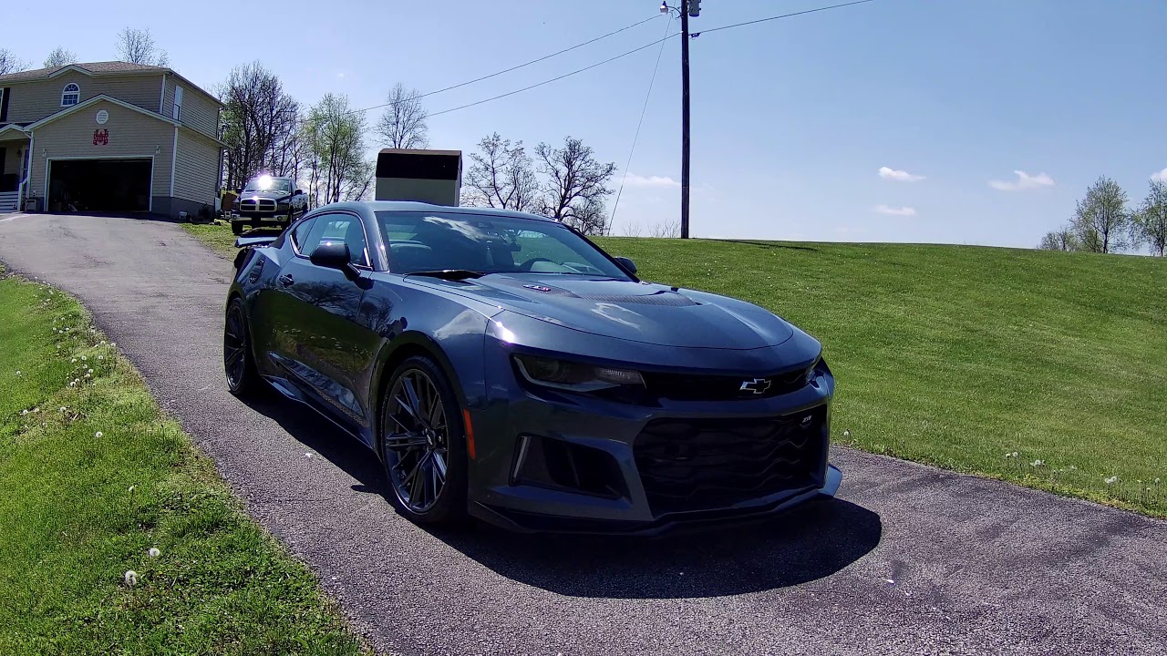 2019 Camaro ZL1 Shadow Grey Metallic Redo. - YouTube