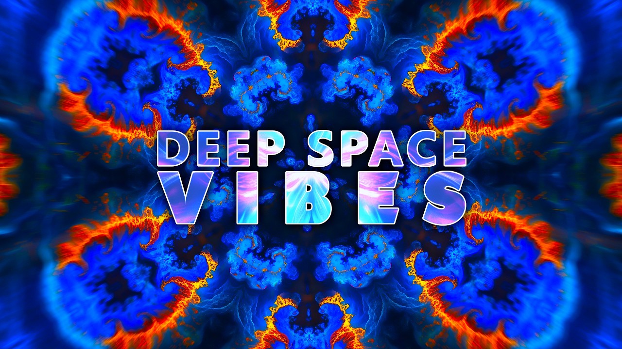 Soothing Ambient Drone Music & Synth Rain | 4 Hours Trippy Visualizer ...