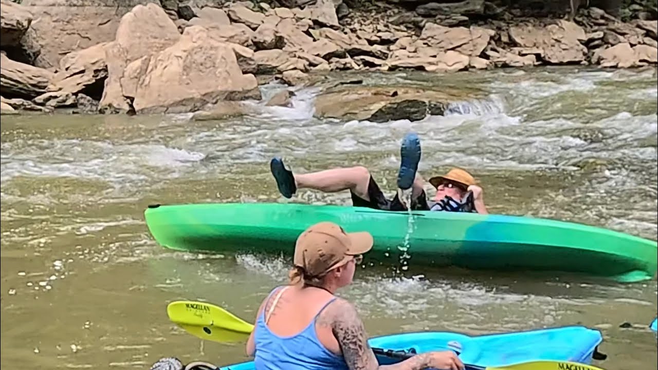 Snakes, An Insane Rain Storm, & Kayak Fails At Burgess Falls - YouTube