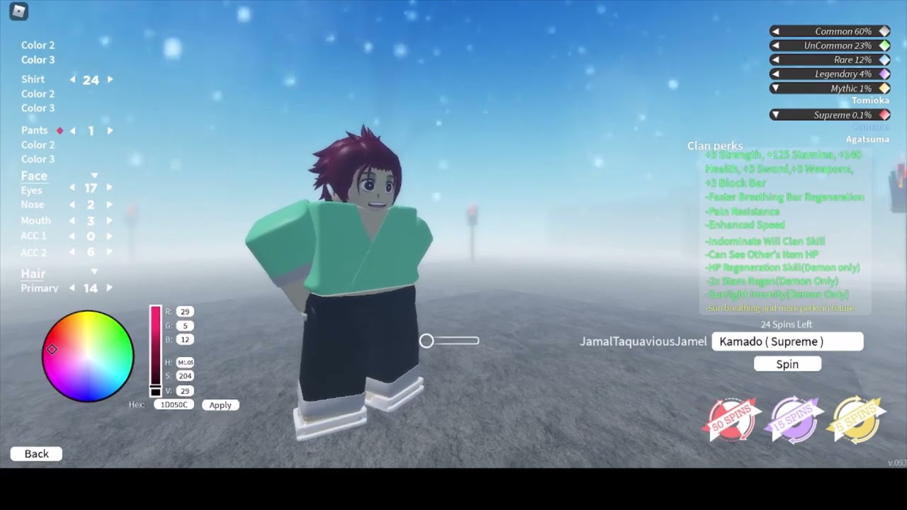 Getting the supreme kamado clan in project slayers - YouTube