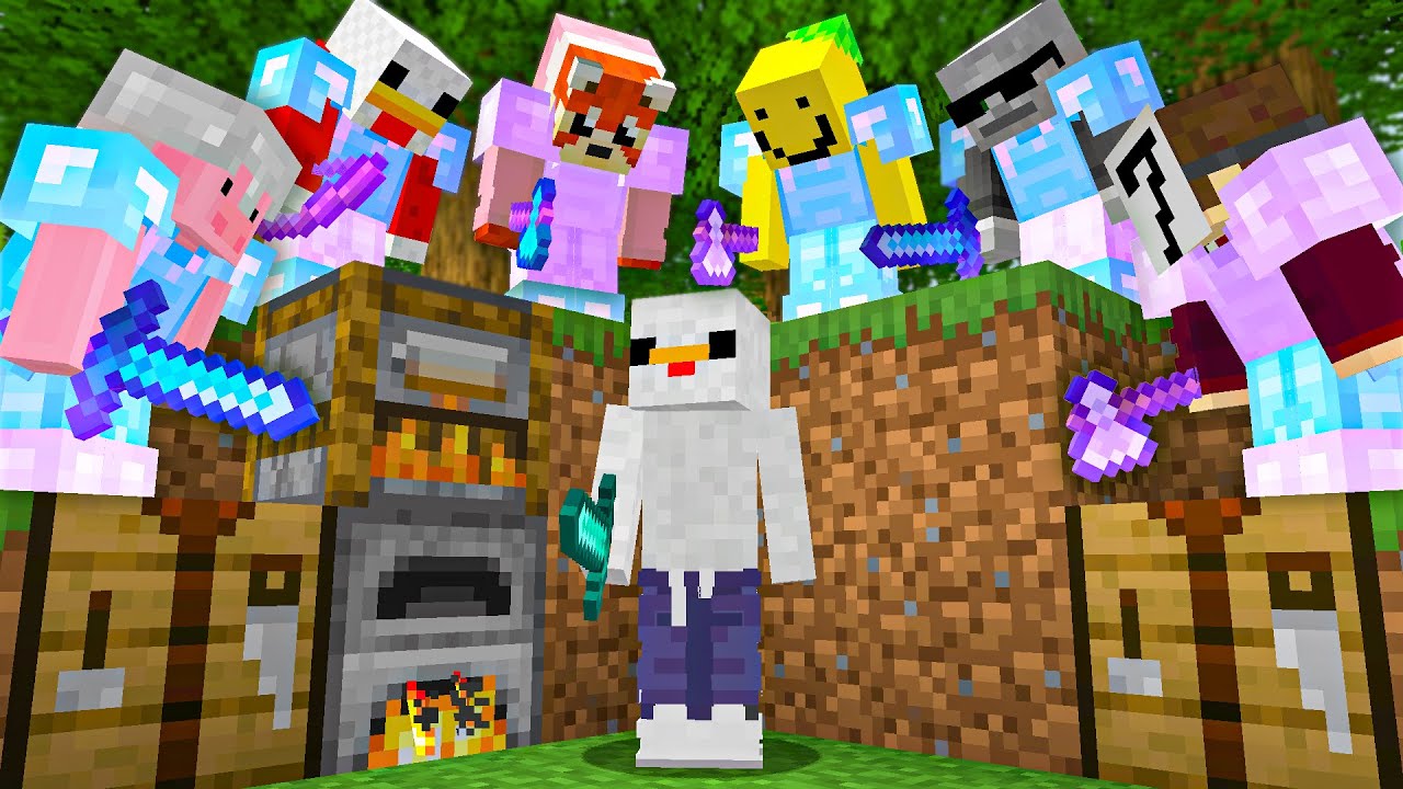 Minecraft Speedrunner VS 6 Hunters FINALE REMATCH - YouTube