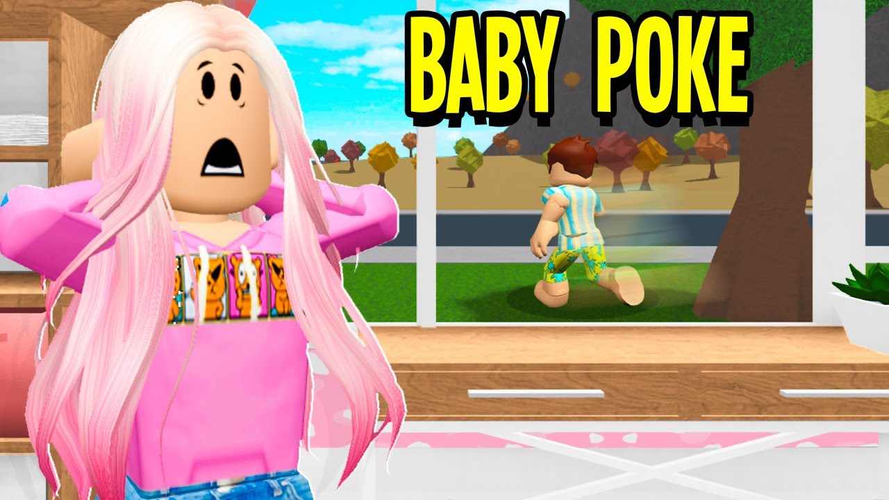 I Babysat BABY POKE.. I Caught Him SNEAKING Out! (Roblox Bloxburg ...