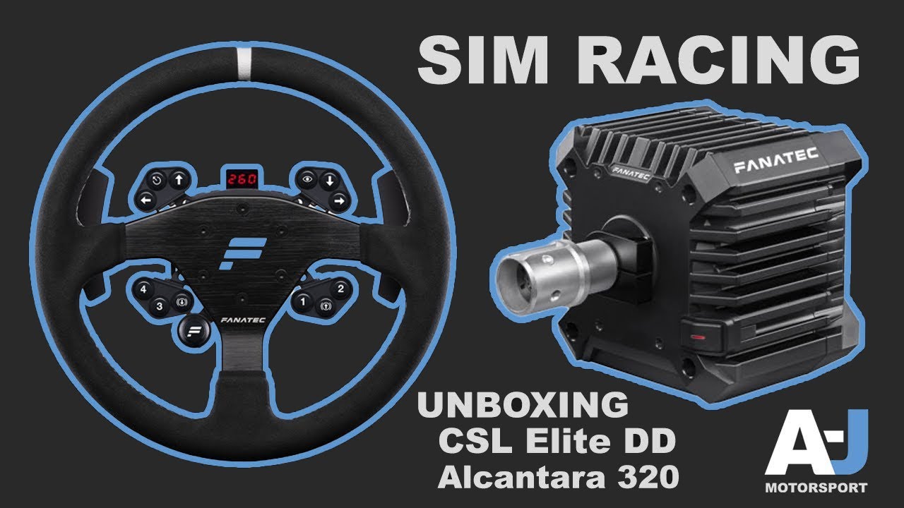 Fanatec CSL DD & Clubsport 320 Alcantara Sim Racing Steering Wheel ...