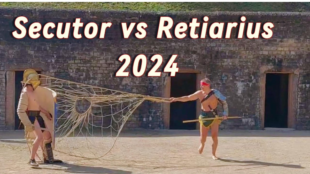 Gladiator Showdown: Retiarius vs Secutor 2024 - YouTube