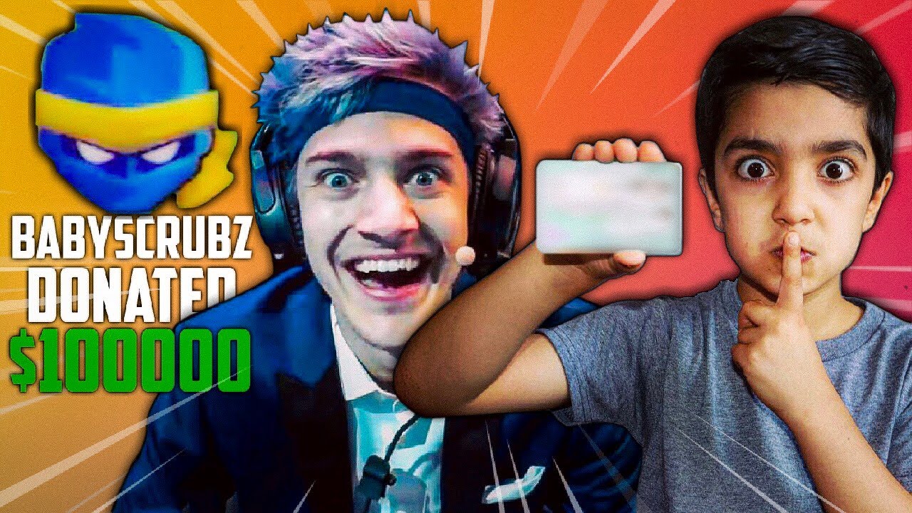 MY 5 YEAR OLD LITTLE BROTHER DONATES TO FORTNITE TWITCH STREAMERS ...