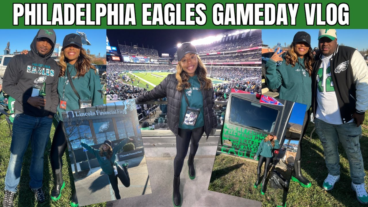 PHILADELPHIA EAGLES GAMEDAY VLOG !! 4TH AND JAWN TAILGATE - SYMONE WITH ...