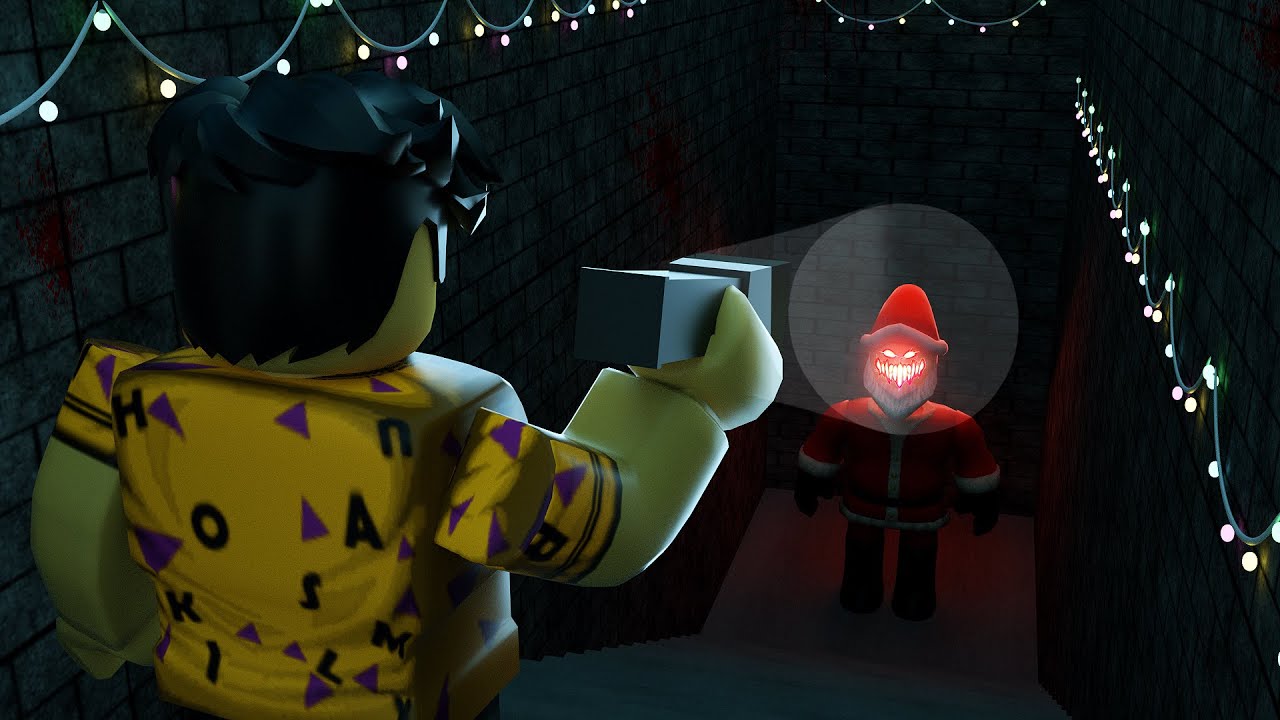 I FOUND SCARY SANTA IN ROBLOX... - YouTube