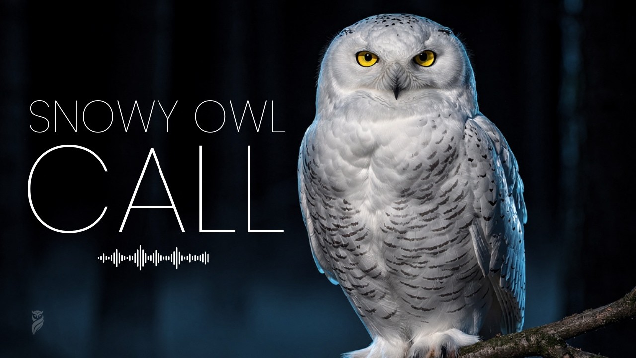 Snowy Owl — Real Calls Recorded in the Wild | Pure Arctic Sound - YouTube