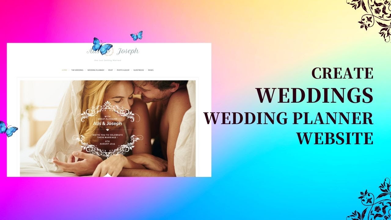 Weddings, Wedding Planner Business Website | Create Beautiful Wedding Website | Alis WordPress ...