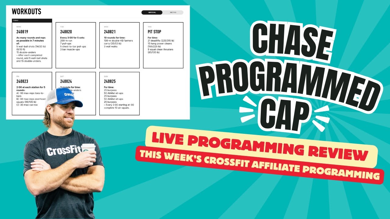 Reviewing Chase's week of "CrossFit Affiliate Programming" - YouTube