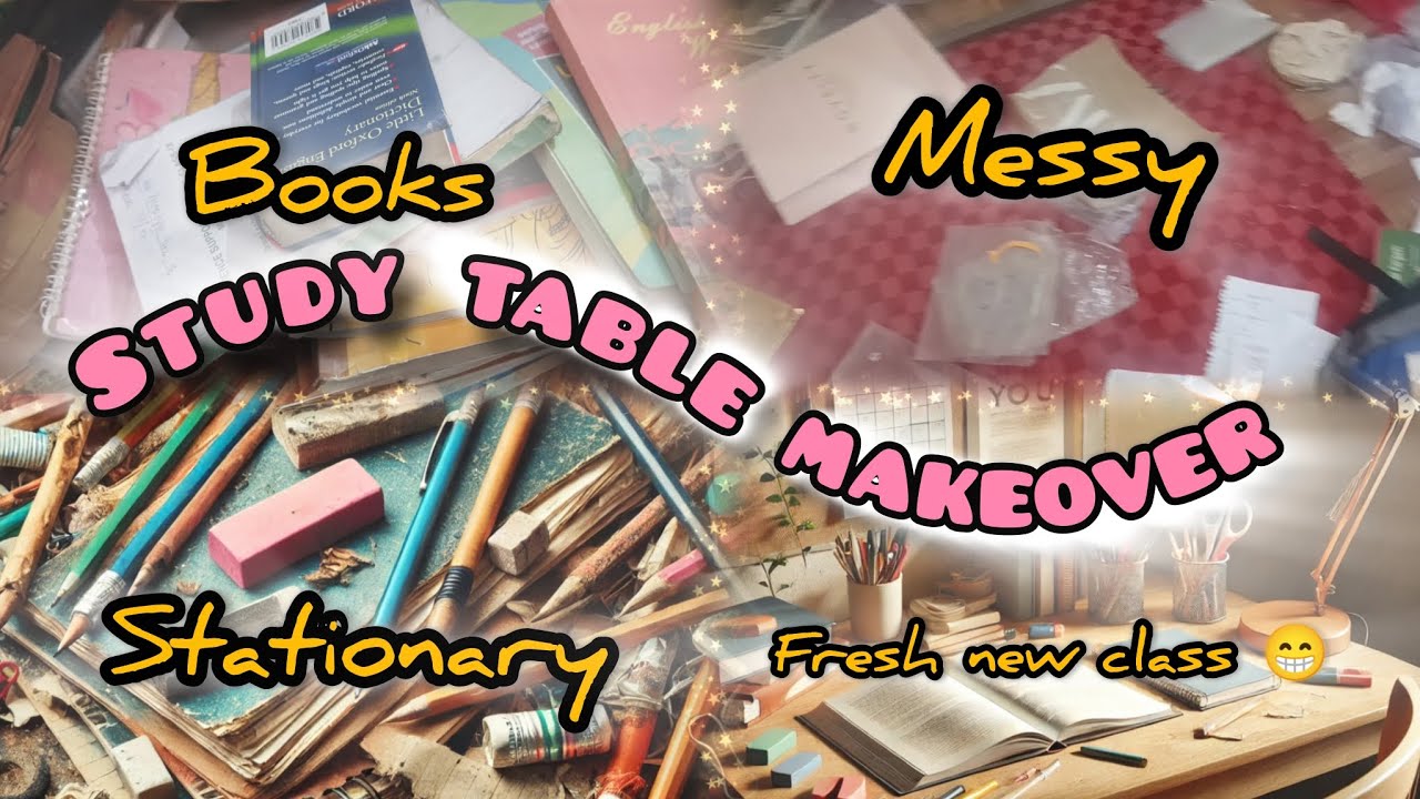 Study table makeover ☺️ starting new session💖 CBSE 10th grader pls🥹 ...