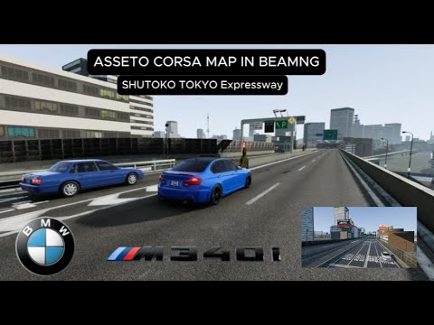 ASSETO CORSA MAP IN BEAMNG - SHUTOKO TOKYO Expressway - YouTube