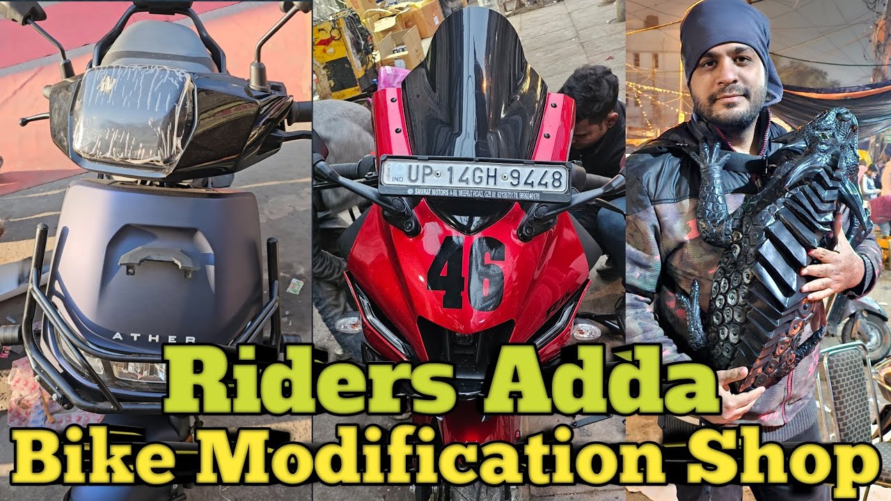 Is shop pe milega Har Ek Two Wheeler Ka Saman| Riders Adda - YouTube