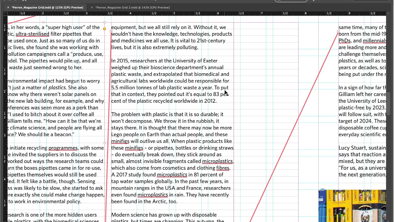 3 Magazine Grid Exercise grid, margins and baseline grid - YouTube