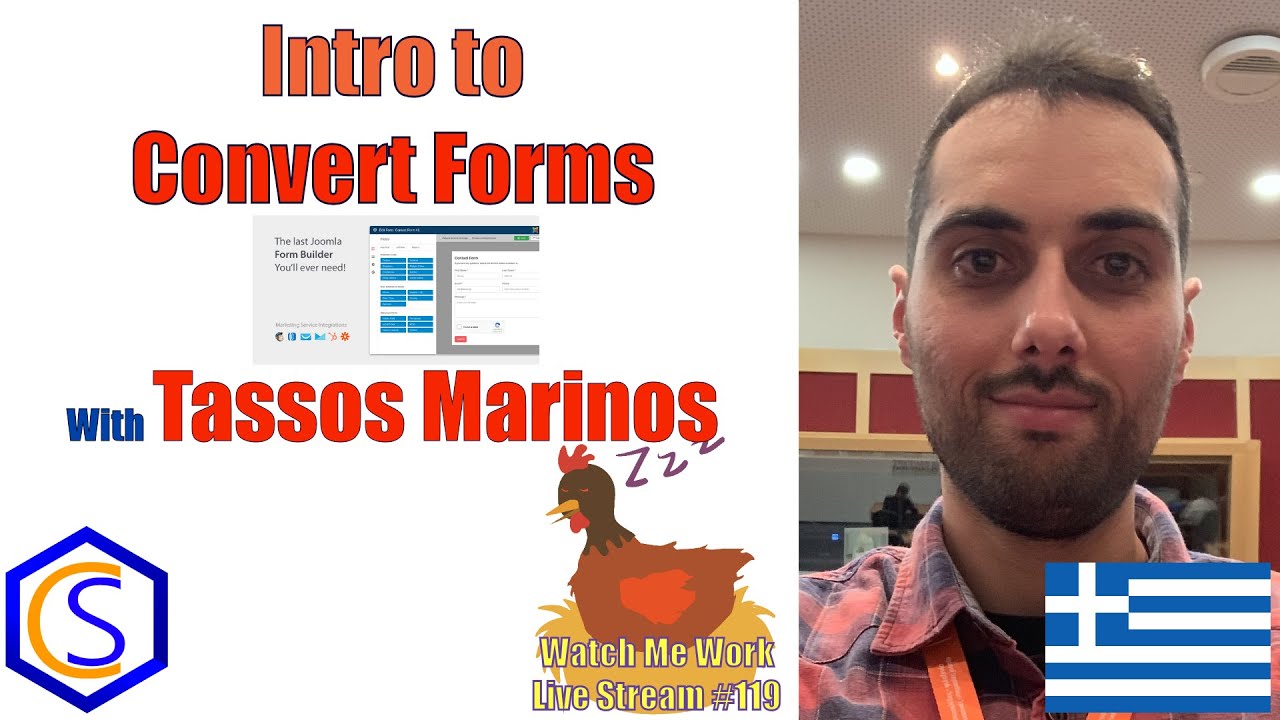 An Introduction to Convert Forms For Joomla with Tassos Marinos - 👀 WMW 119 - YouTube