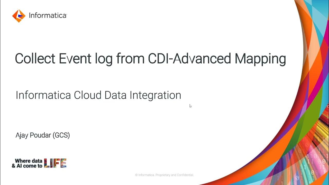 How to Collect Event Logs for CDI-Advanced Mapping - YouTube