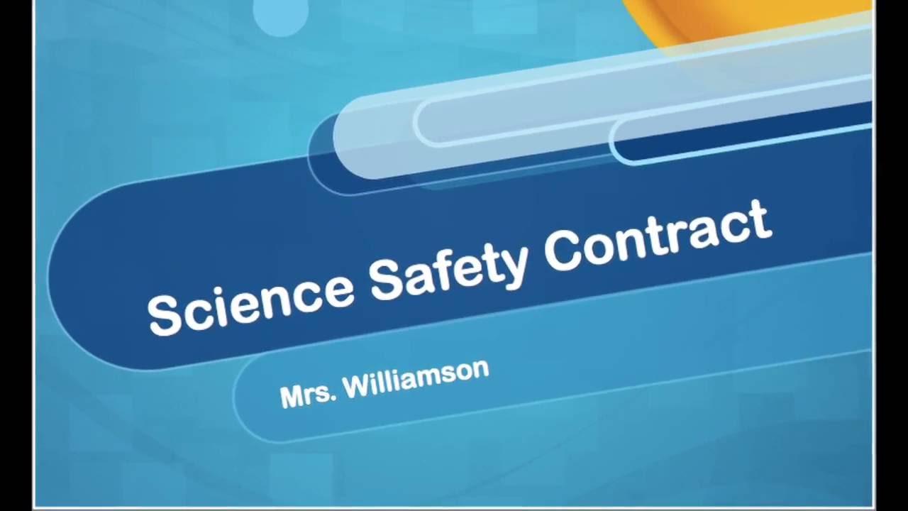 Science Safety Contract - YouTube