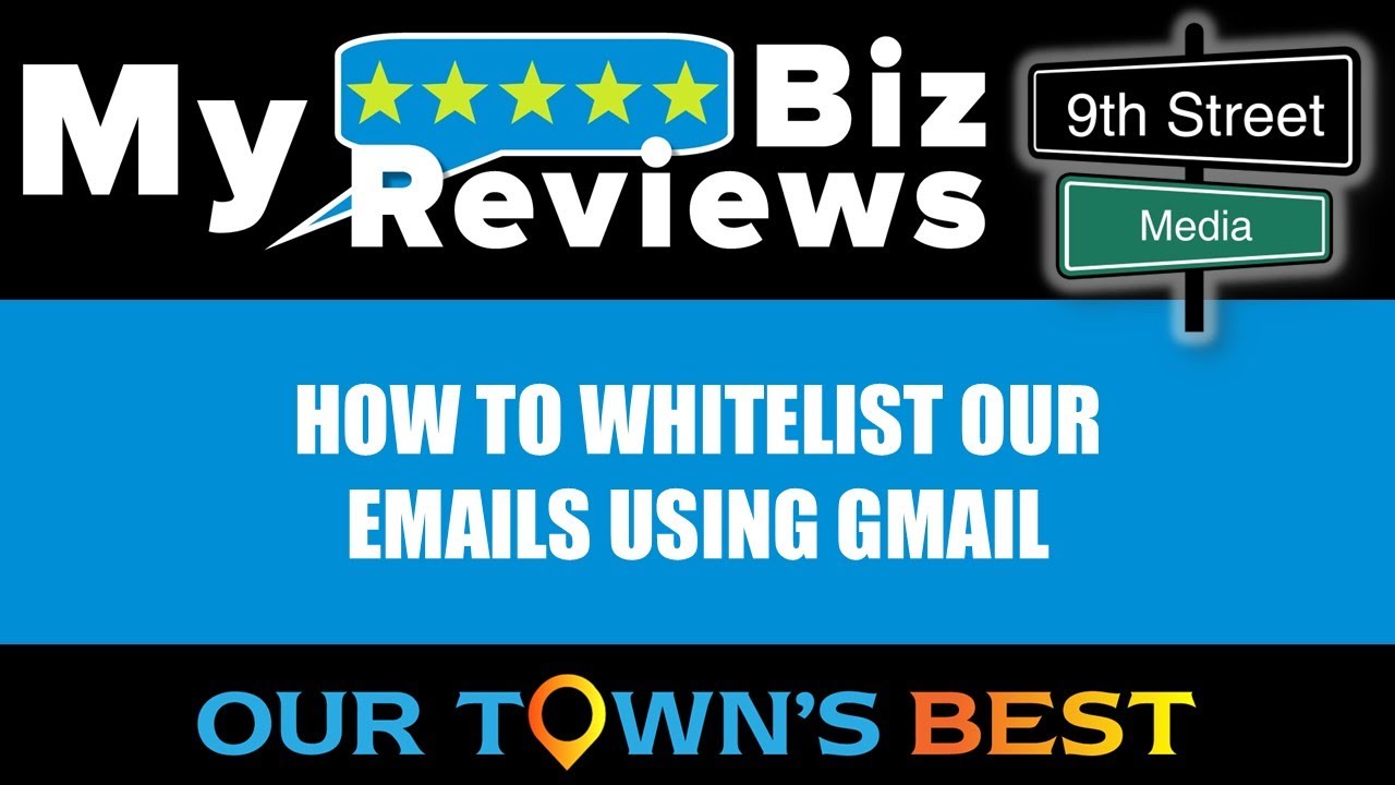 9th Street Media Tutorial Videos How To Whitelist Emails In Gmail - YouTube