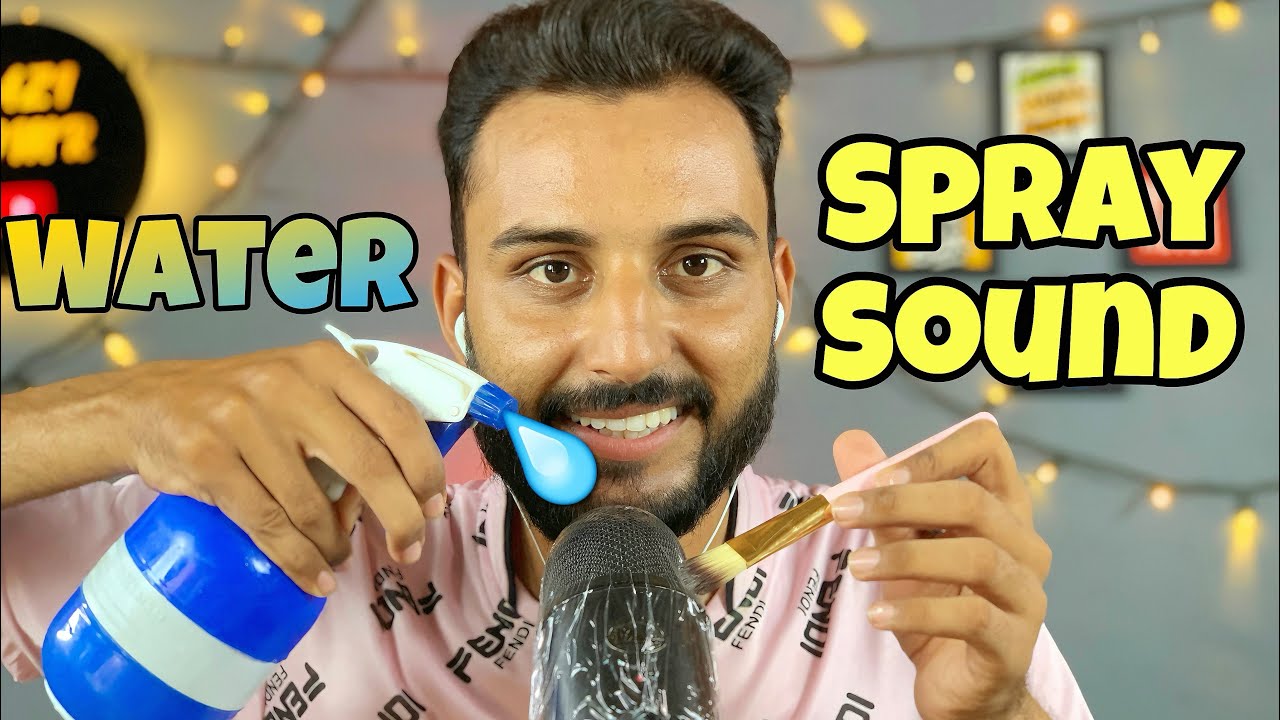 Asmr Water Spray Sound On Mic #asmr #asmrwatersound #asmrmic - YouTube
