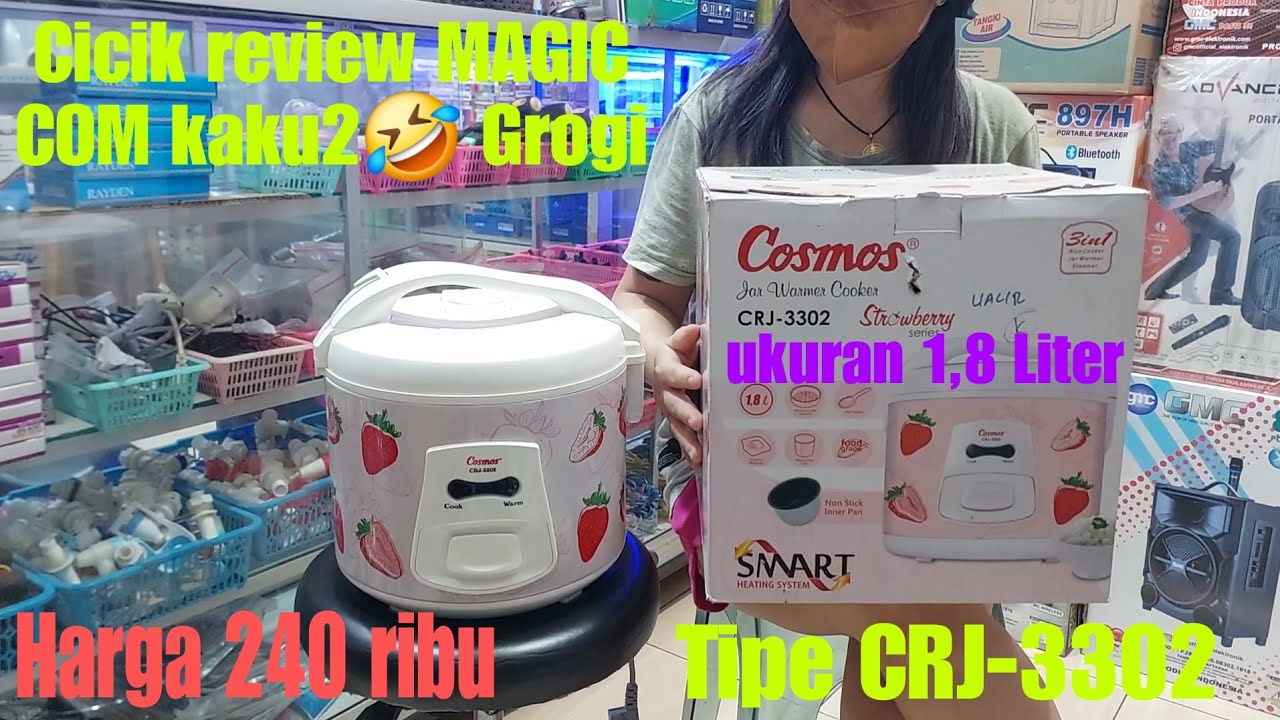 Magic com cosmos tipe CRJ-3302 ukuran 1,8 liter penanak nasi serbaguna ...
