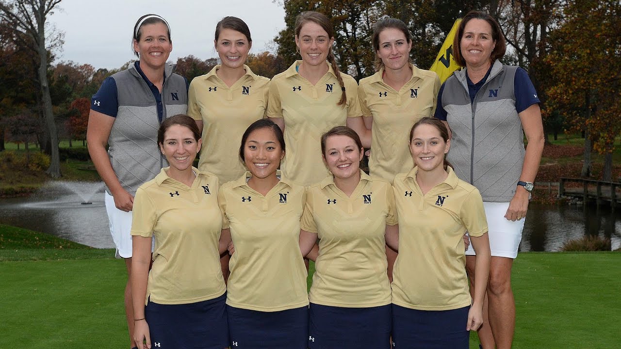Navy's young women's golf program on the rise in Annapolis - YouTube