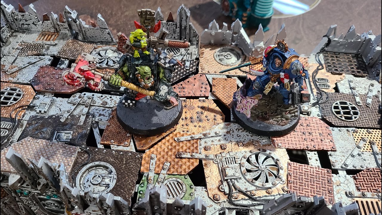 Combat Patrol Battle Report: Space Marines vs Orks - YouTube