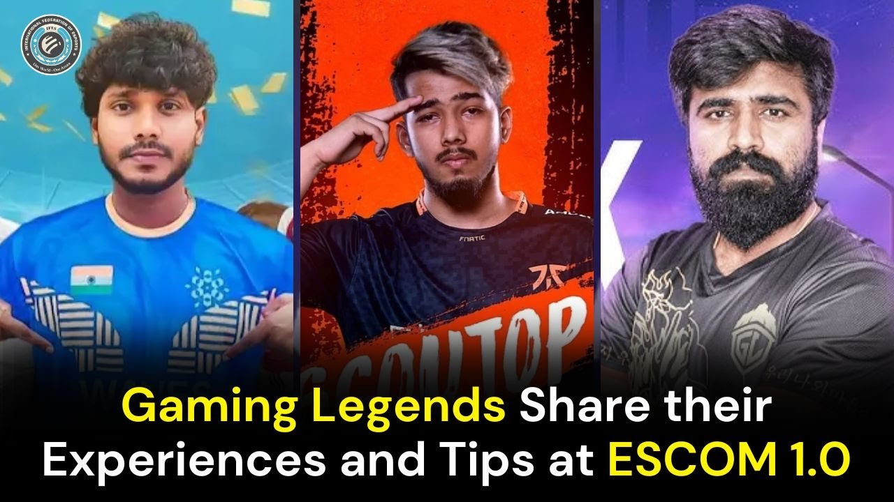 Gaming Legends at ESCOM Season 1!!@officialscoutop, @mrtomboy & Ghatak ...