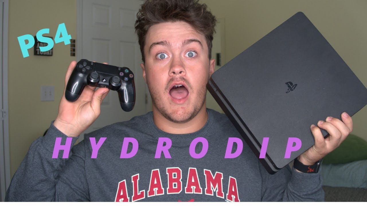 HYDRO DIPPING A PS4 (gAlaXY) - YouTube
