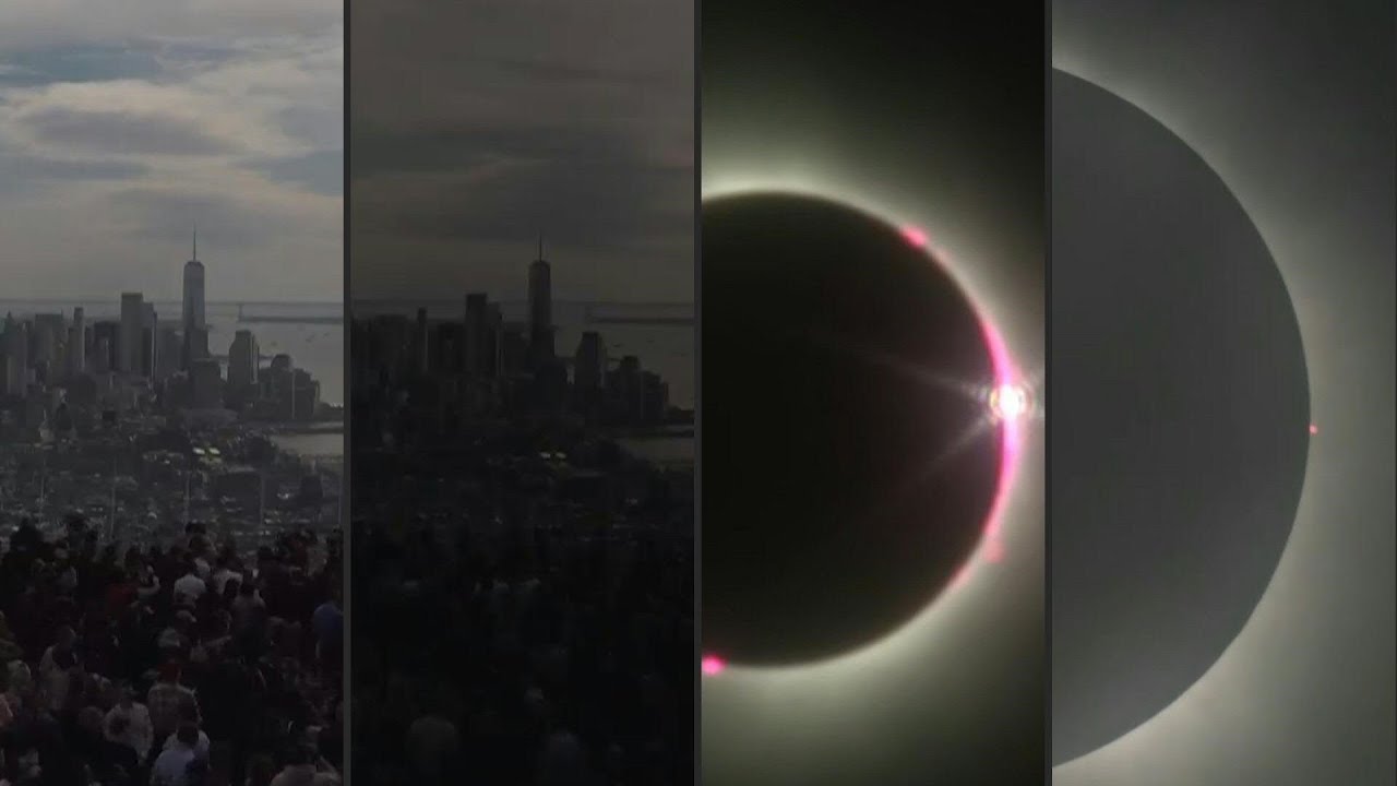 Milhões acompanham Eclipse | AFP - YouTube