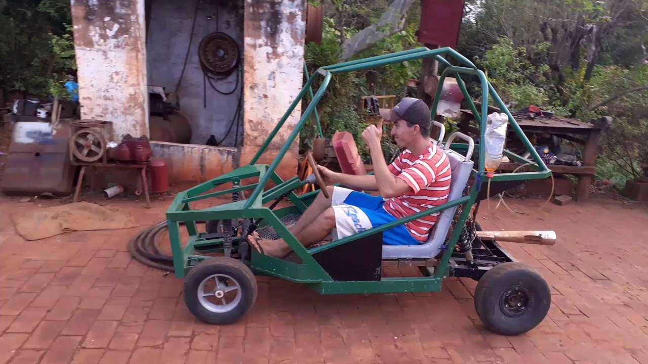 Comecei as montagem mini buggy 125!!! Primeira partida e teste basico ...