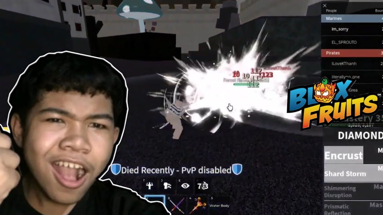 I MASTERED THE [REWORK] DIAMOND FRUIT🎄| BloxFruits [dragon update] 🐲 ...