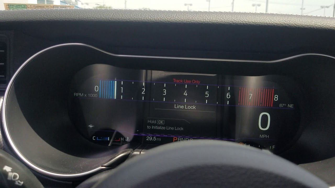 2018 Ford Mustang EcoBoost Premium Digital Dash - YouTube