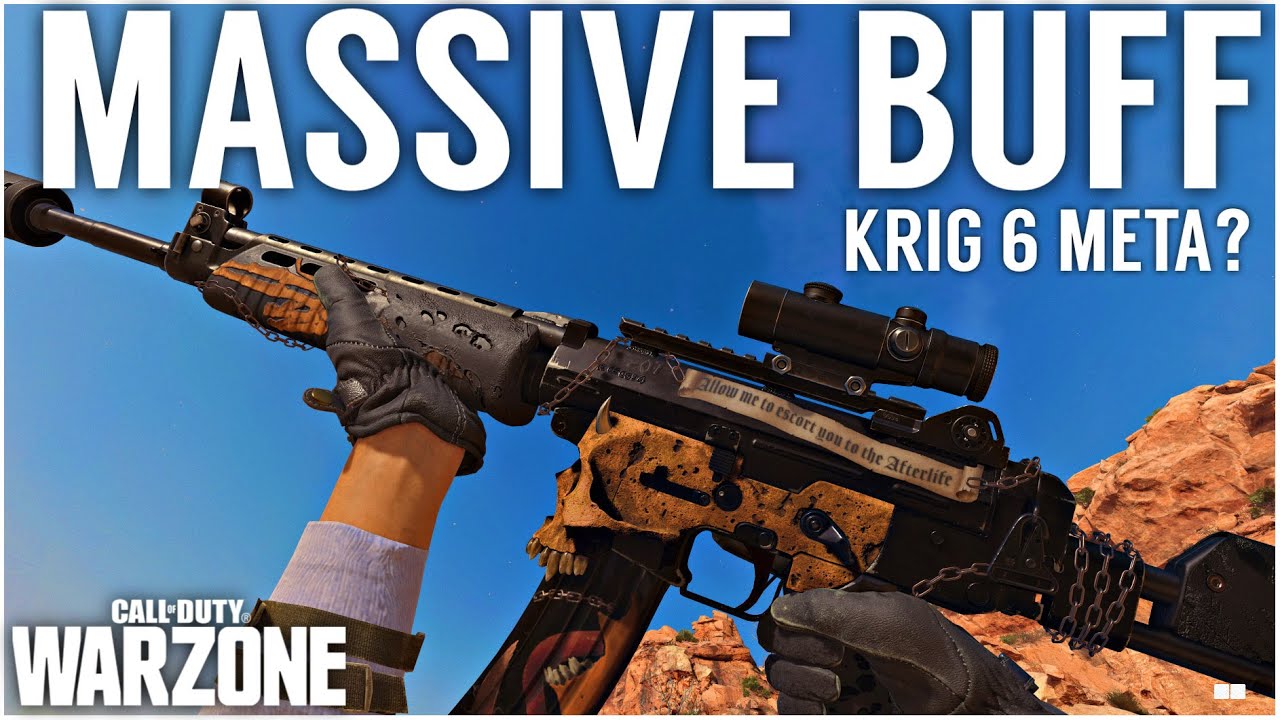 This BUFFED KRIG 6 LOADOUT is INCREDIBLE for WARZONE! BEST KRIG 6 CLASS ...