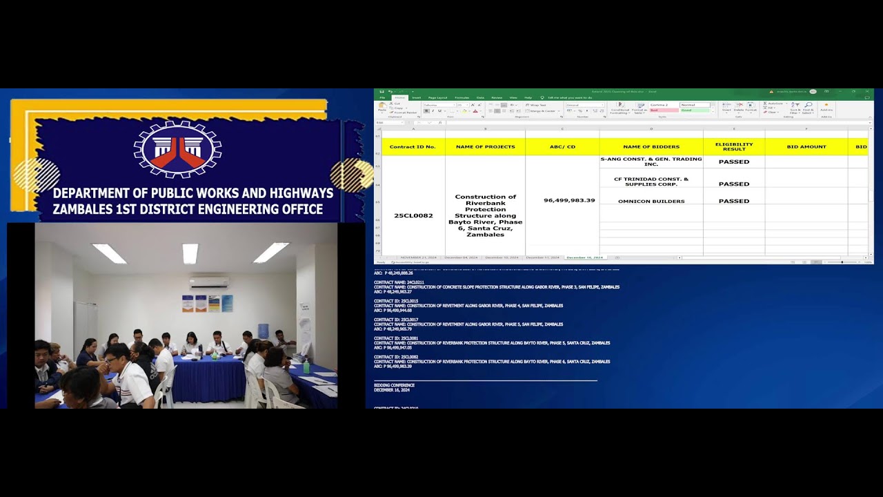 BIDDING CONFERENCE DECEMBER 16, 2024 - YouTube