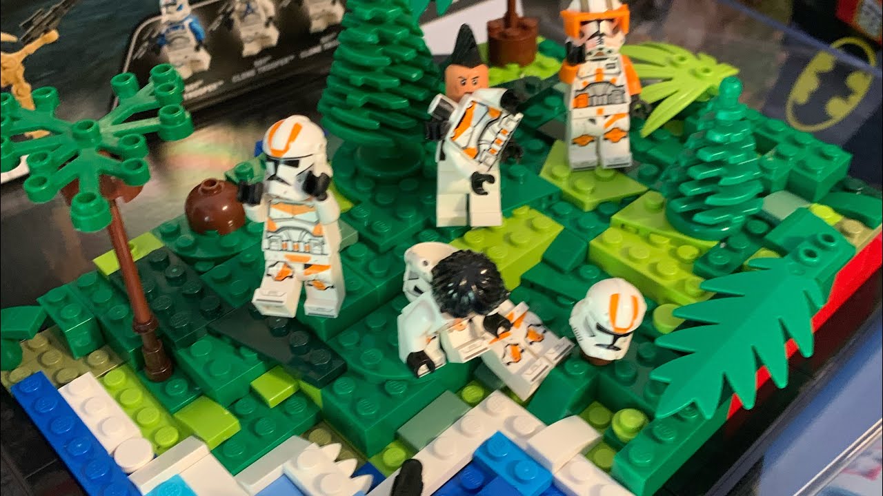 LEGO Star Wars 212th clones on the forest moon MOC - YouTube