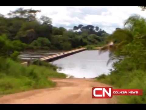 Águas estão a 50 cm da ponte do rio Aripuanã em Colniza - YouTube