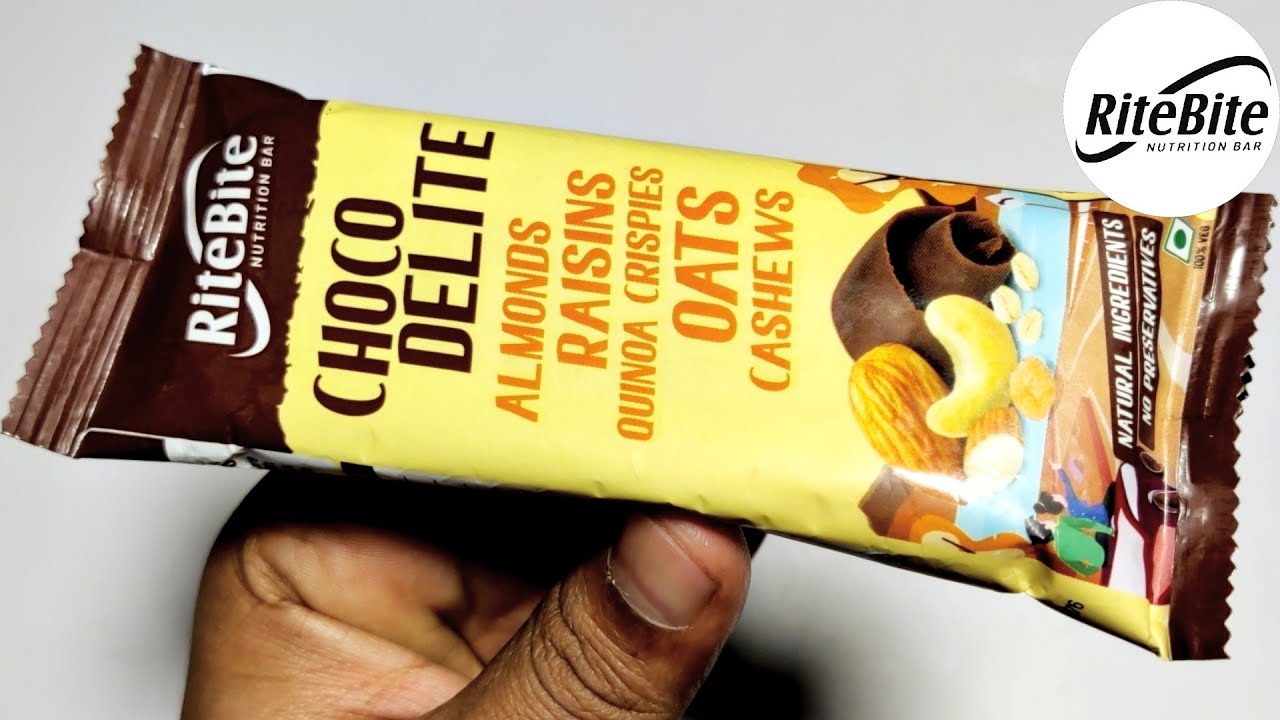 RiteBite Choco Delite 40g Bar | Ingredients, Recipe, Taste, Price | Choco🍫 Delite Nutrition💪 ...