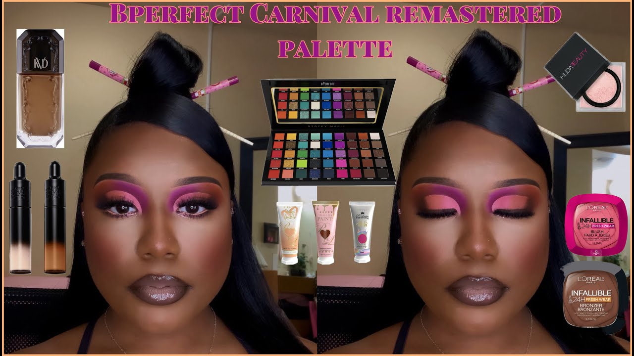 Bperfect Carnival Remastered Tutorial | Full Face Makeup Tutorial - YouTube