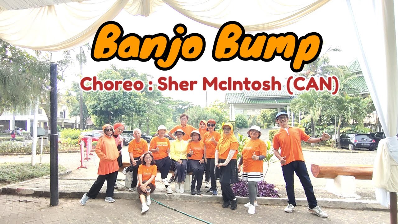 Banjo Bump - Line Dance (Choreo : @shermcintosh2170 (CAN) - YouTube