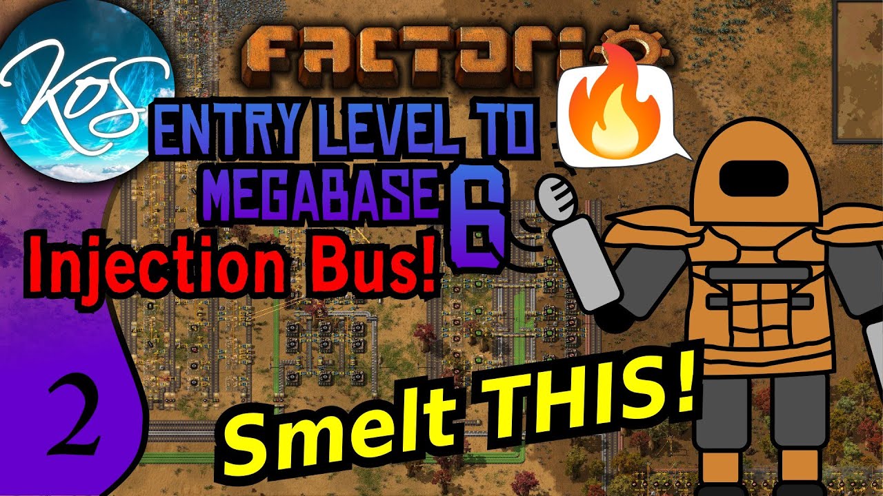 Factorio - Entry Level to Megabase 6: Injection Bus 2 - SETTING UP ...